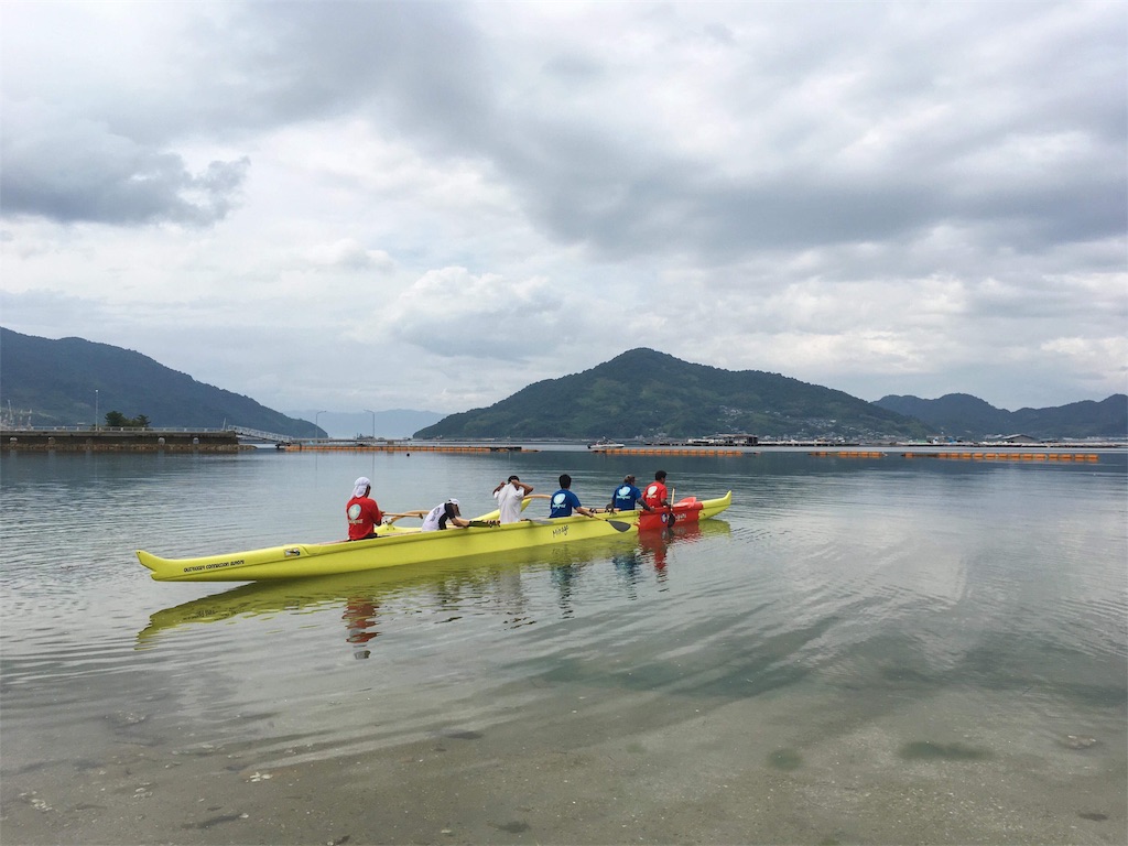 OC6 Mirage進水式 - アウトリガーカヌー・ナビゲーター フジオの人生山あり海あり日記