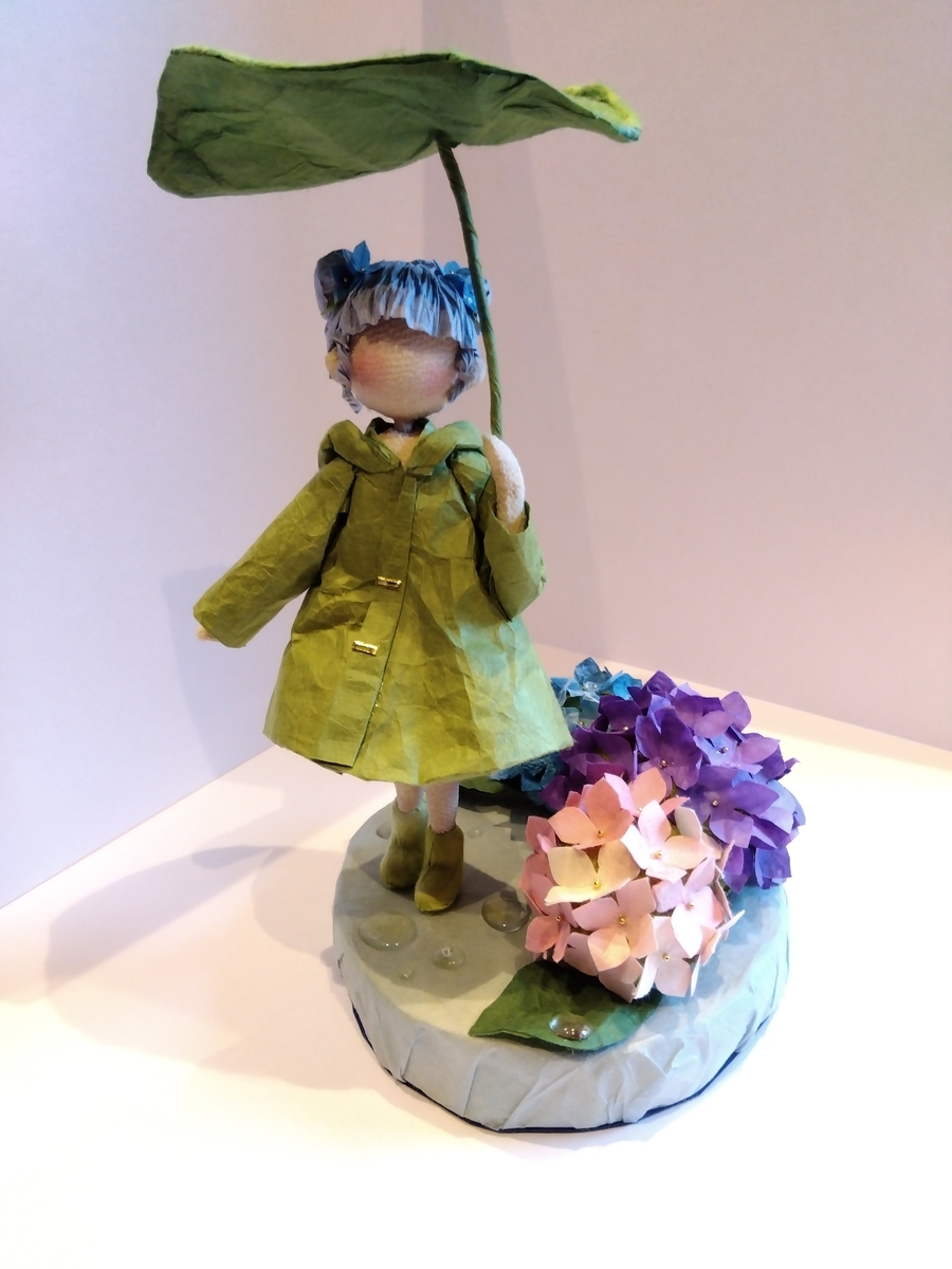 紫陽花と女の子☔ - 藤桃の工房から〜