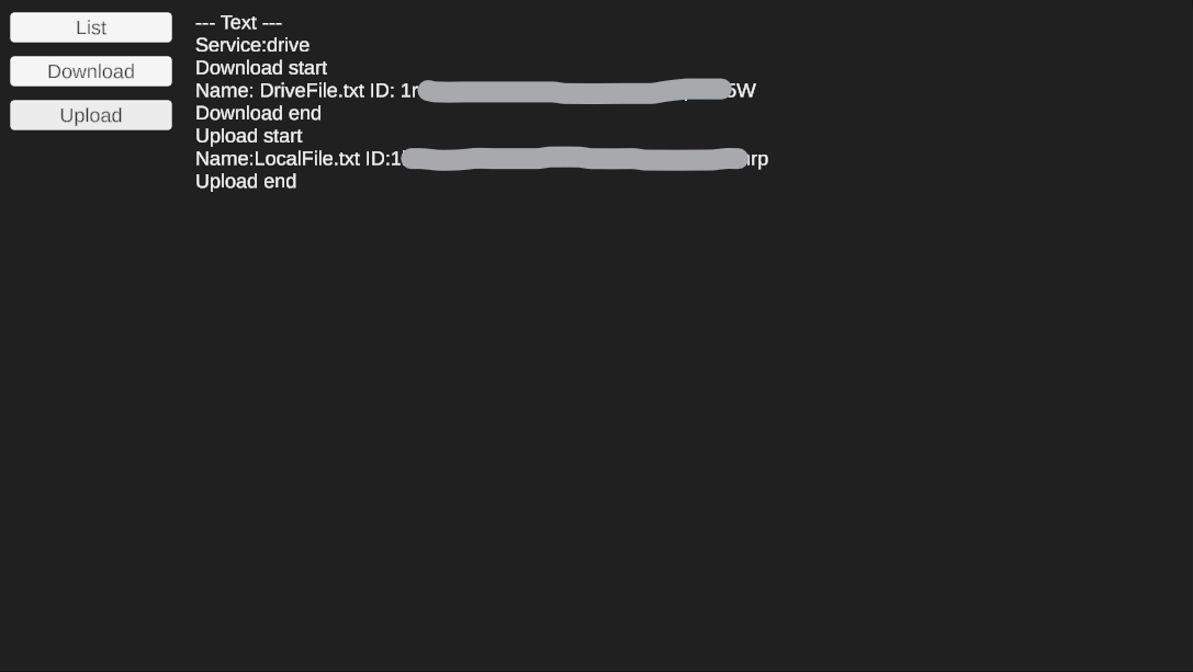 UnityGoogleDriveを使わずにUnityでGoogleDriveのファイルを読み書きする - ForgeVision Engineer Blog