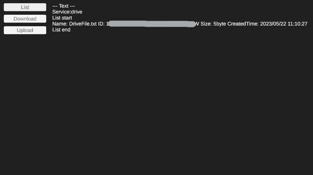 UnityGoogleDriveを使わずにUnityでGoogleDriveのファイルを読み書きする - ForgeVision Engineer Blog