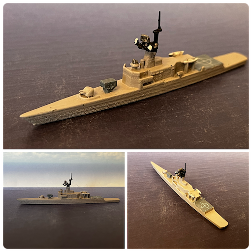 現用艦船シリーズ：米海軍の第二次世界大戦後の護衛駆逐艦・フリゲート艦の系譜 - 相州の、ほぼ週刊、1:1250 Scale 艦船模型ブログ