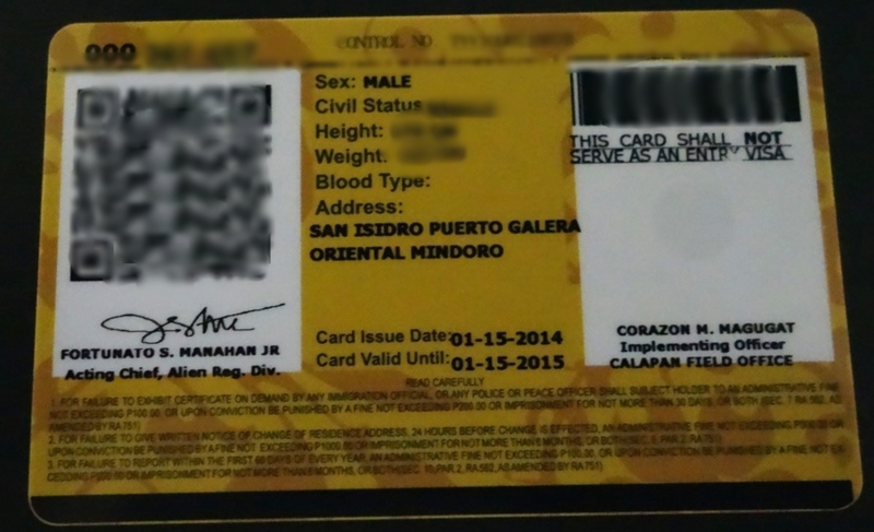 ACR-Iカード(Alien Certificate of Registration Identity Card) - Fly with ...