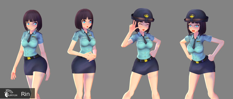 Unityを使用してGalGame / Visual Fictionゲームのモデルマテリアルとプラグインを開発する - gamedevplugins’s blog