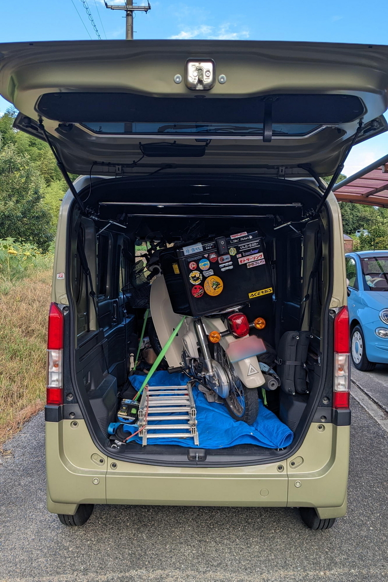 カブでアワイチ未満 N-VANでのトランポで - 蒼天快走記