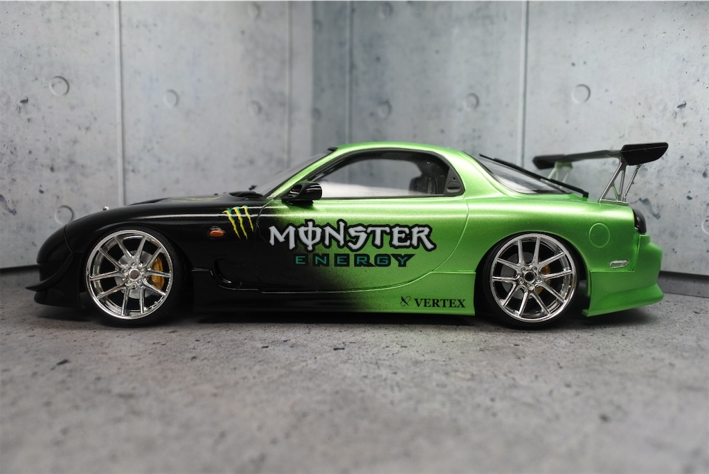 アオシマ Vertex RX-7 FD3s 制作記4 完成 - Garage ラビットフットblog
