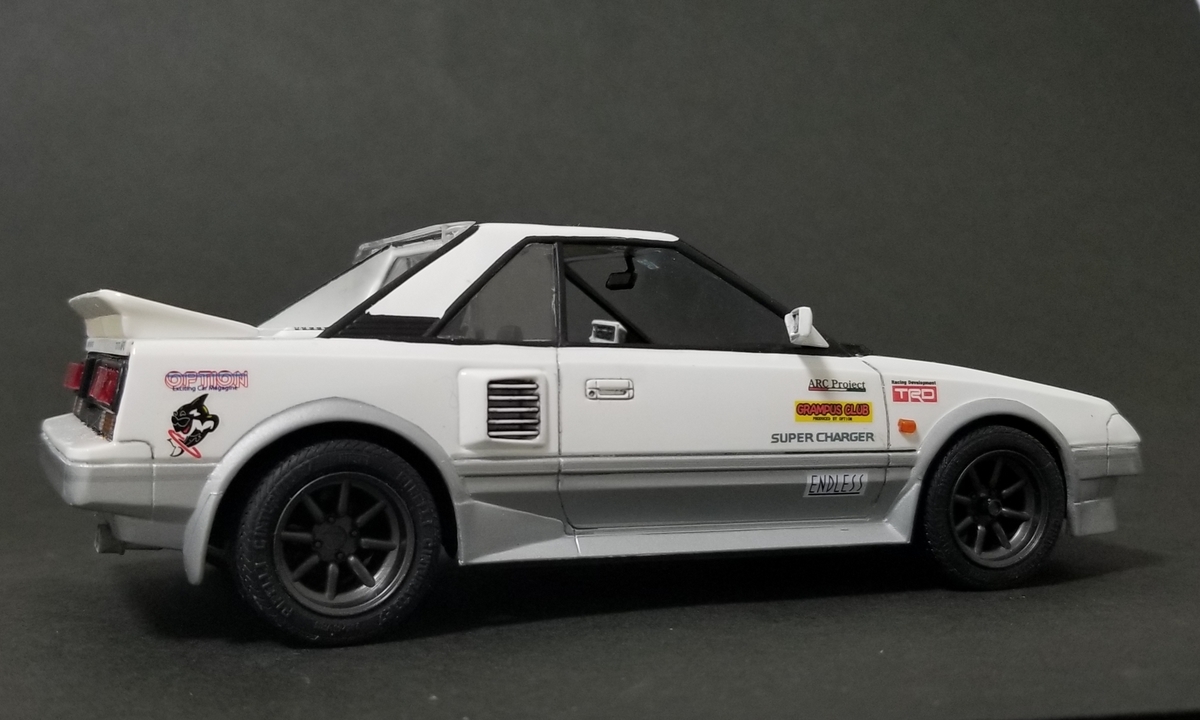 MR2（AW11） フジミ製1/24 製作記⑥ ほぼ完成 - 晩酌モデラー日記