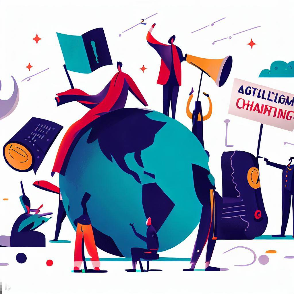 chatGPT情報交換所のイラストを自動生成した。 - garyo岡