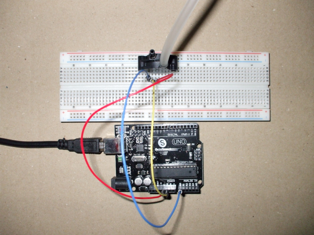 MPX5700DPをArduinoUNOに接続してみた - 日々の記録
