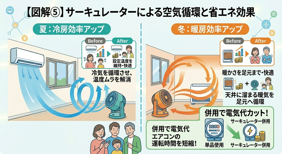 【図解】家電の電気代を節約する方法｜冷蔵庫・エアコンの省エネポイント - 現場おすすめLABO