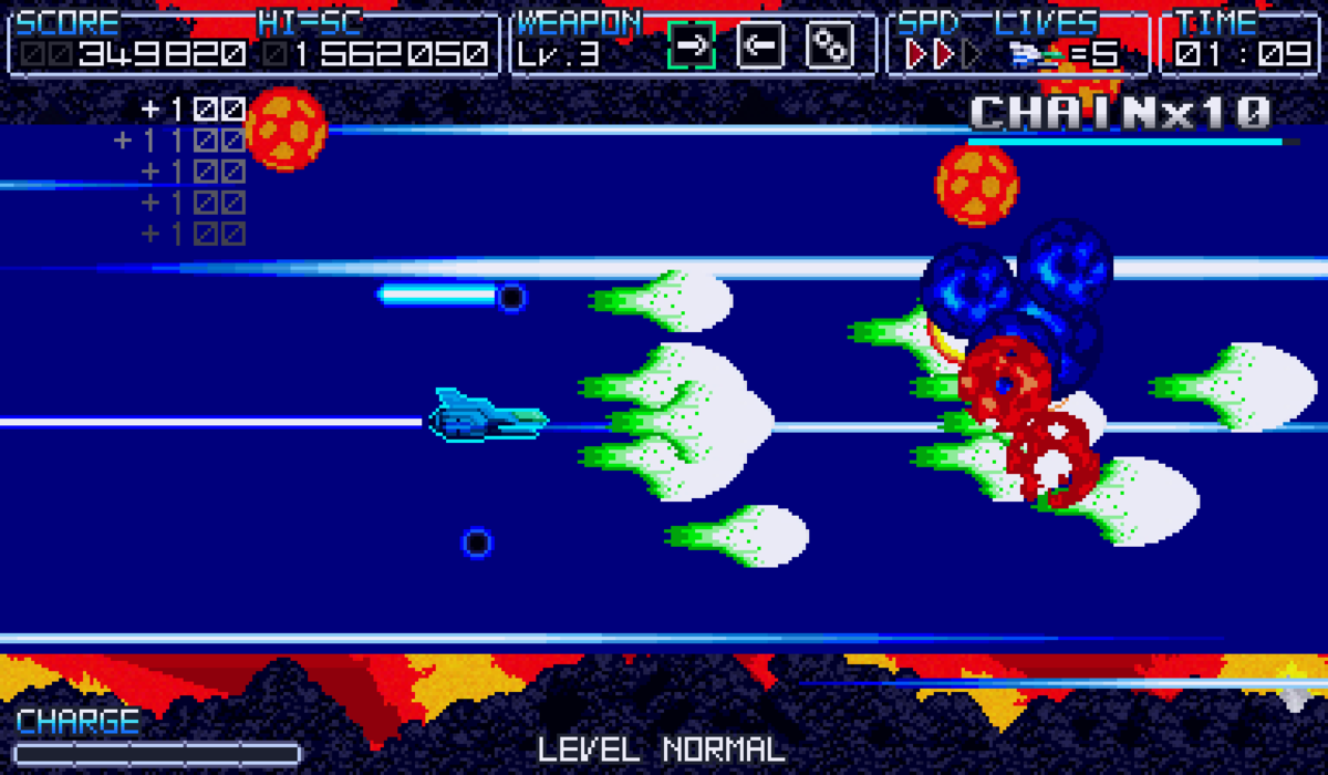 High speed horizontal shmup "Terra Flame" - TERARIN GAMES