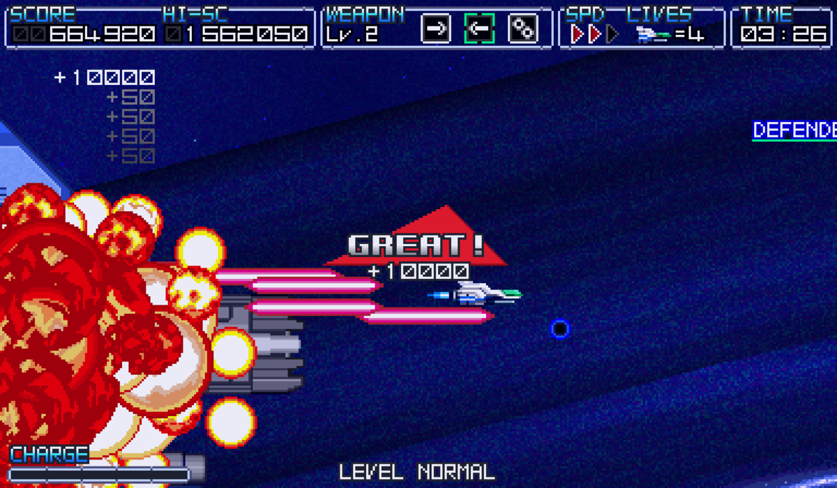 High speed horizontal shmup "Terra Flame" - TERARIN GAMES