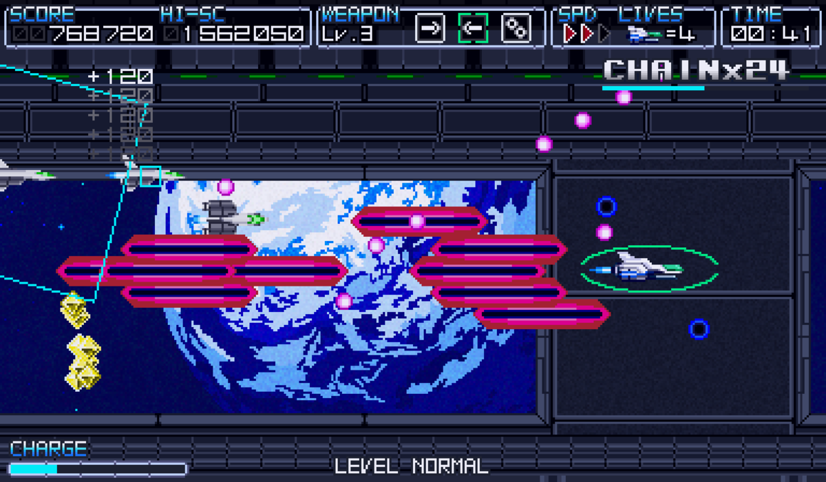 High speed horizontal shmup "Terra Flame" - TERARIN GAMES