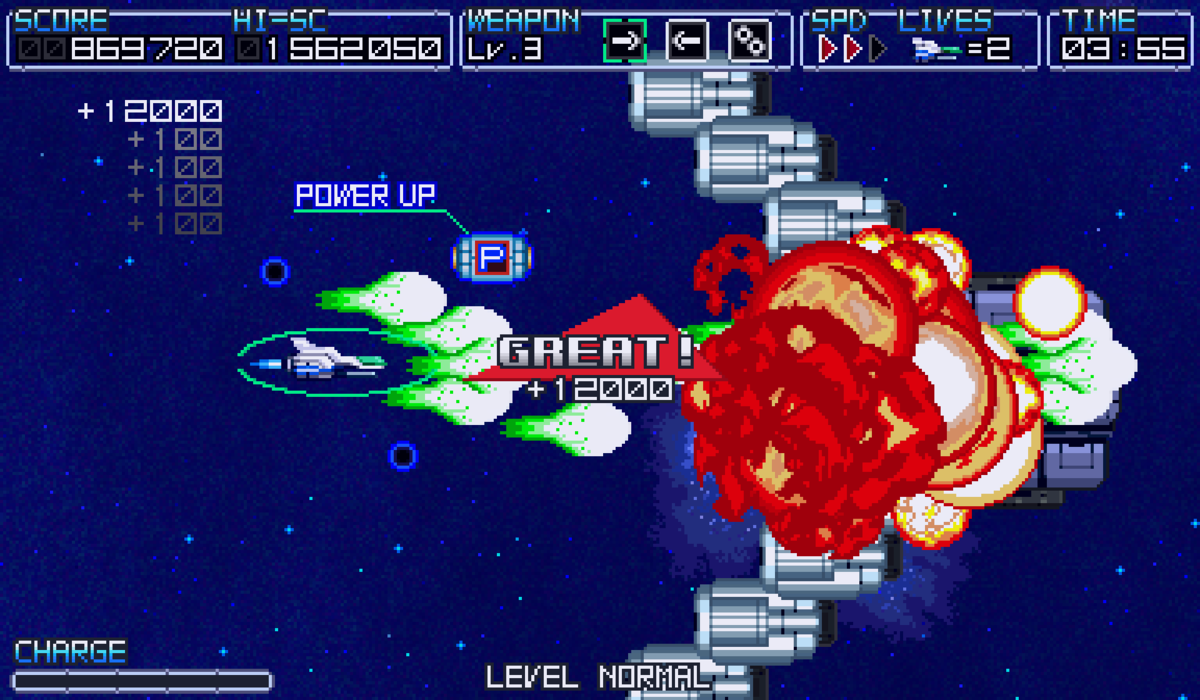 High speed horizontal shmup "Terra Flame" - TERARIN GAMES