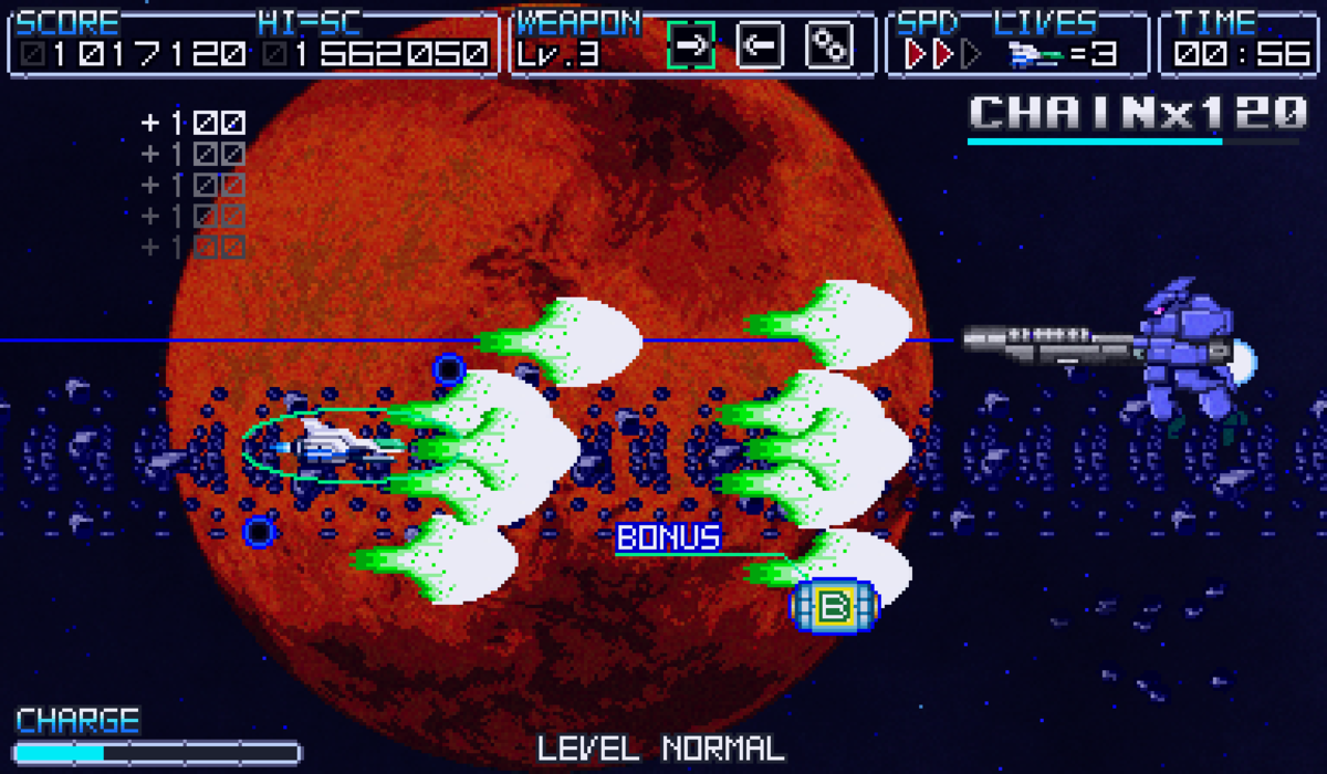 High speed horizontal shmup "Terra Flame" - TERARIN GAMES