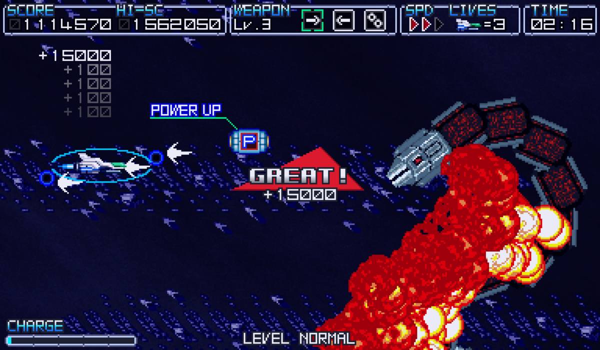 High speed horizontal shmup "Terra Flame" - TERARIN GAMES