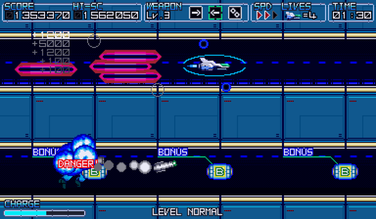 High speed horizontal shmup "Terra Flame" - TERARIN GAMES