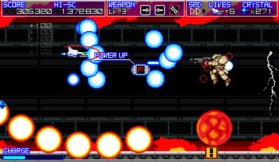 High speed horizontal shmup "Terra Flame" - TERARIN GAMES