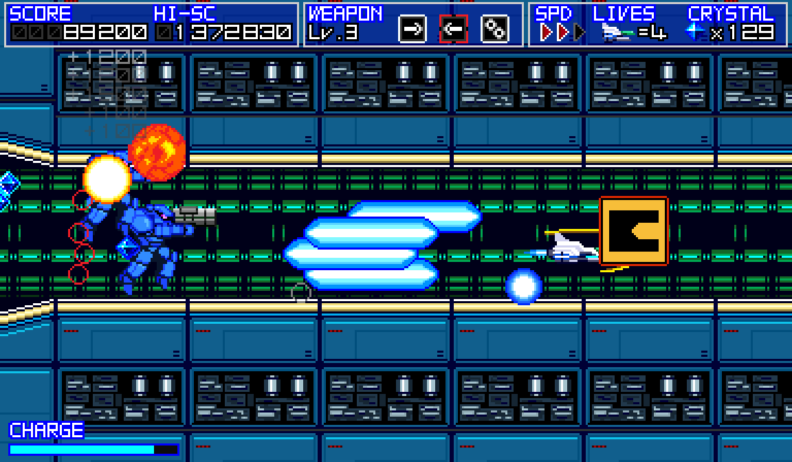 High speed horizontal shmup "Terra Flame" - TERARIN GAMES