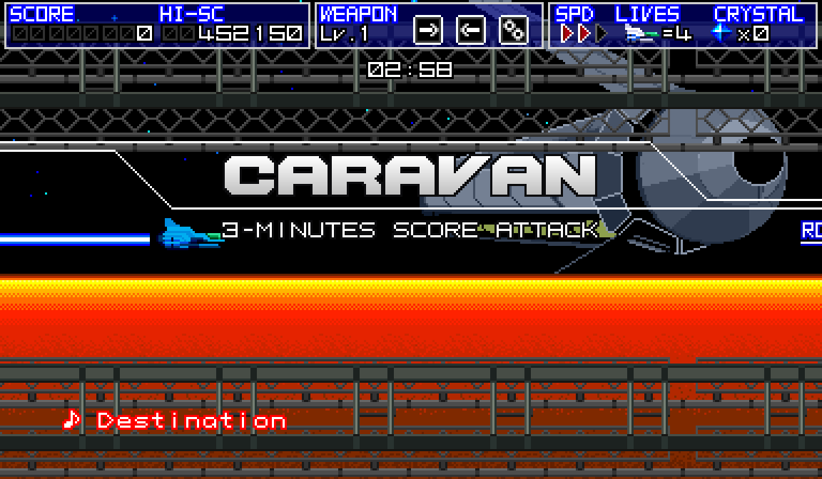 High speed horizontal shmup "Terra Flame" - TERARIN GAMES