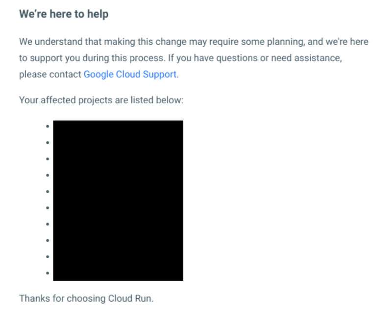 [Action Required] Ensure read access on container images deployed to Cloud Run - G-gen Tech Blog