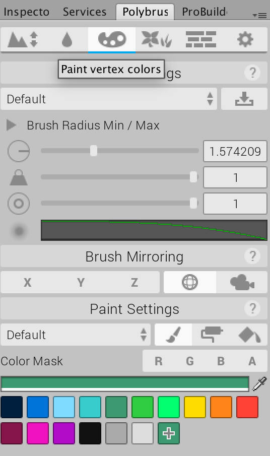 【Unity】Polybrush チュートリアルを触ってみました - Cz_mirror Game開発備忘録