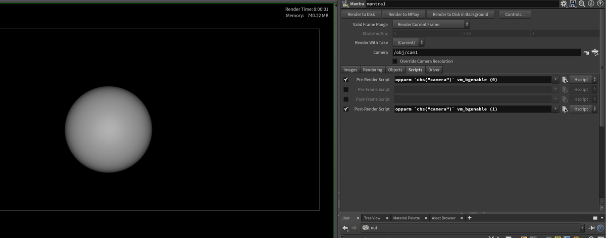 HoudiniのBackground Imageあれこれ - すあまの備忘録