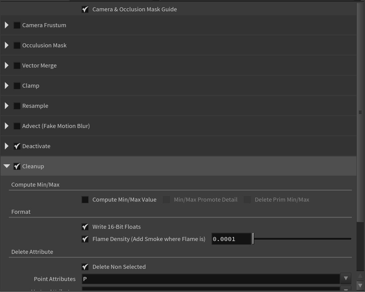 Tips - HoudiniでのVolumeのデータ削減とかとかメモ - すあまの備忘録