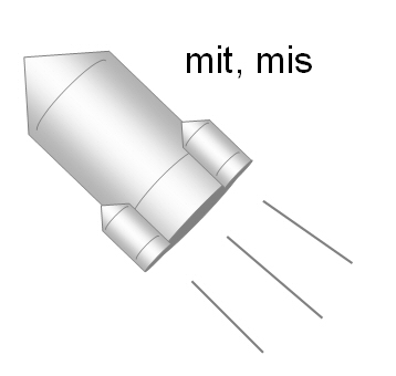 214 mit, miss 「送る、投げ入れる」(L.mittere) - 語源の広場