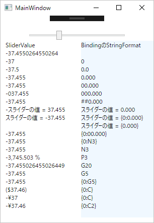 WPF、BindingのStringFormat、数値の書式設定をVBコードで - 午後わてんのブログ