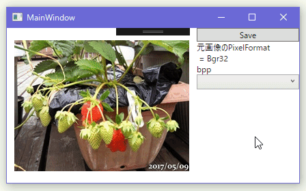 WPF、前回の64bppとかの画像ファイルを読み込んでPixelFormatを確認してみた - 午後わてんのブログ