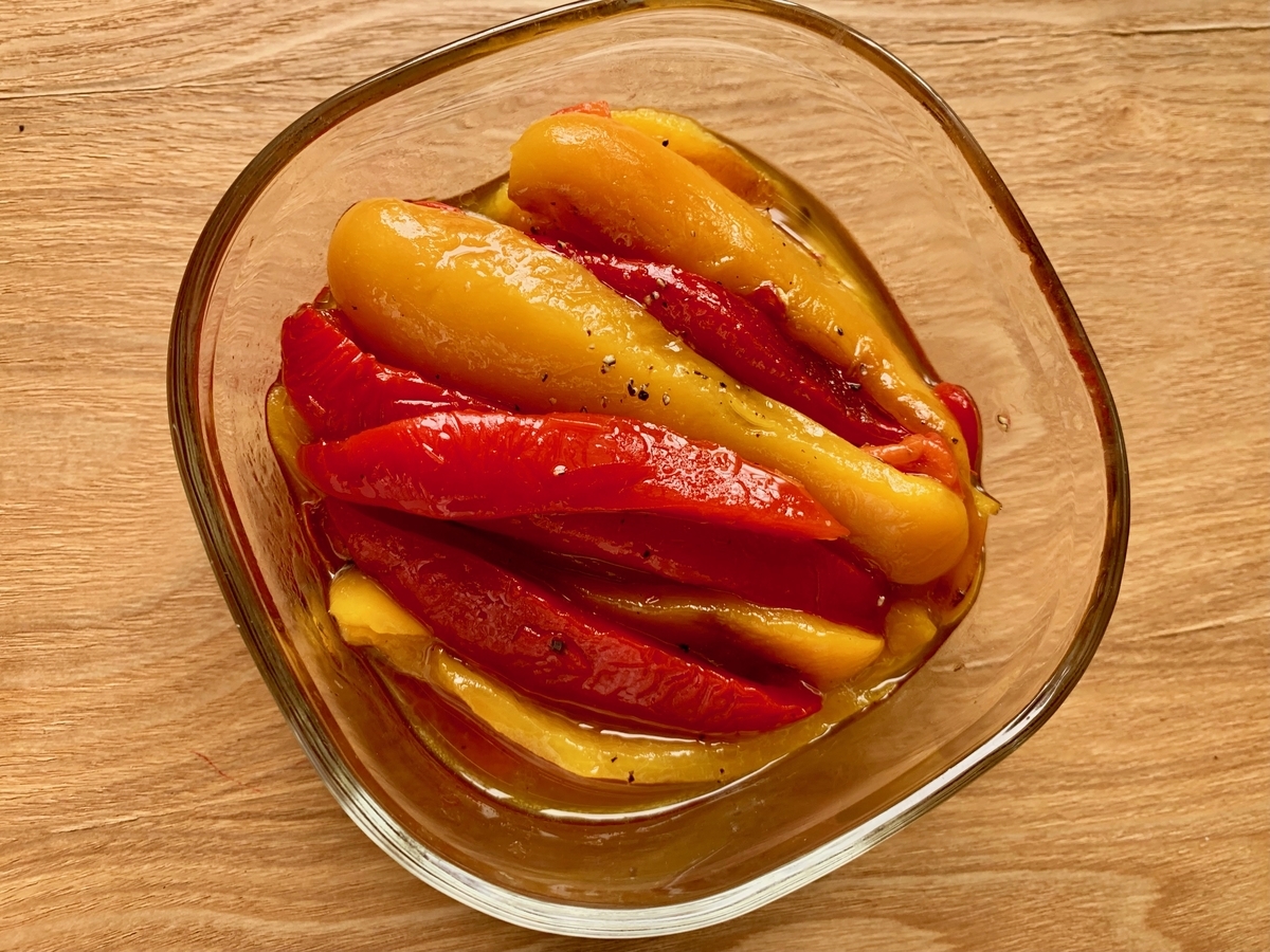 焼パプリカのマリネ - ごはん便り