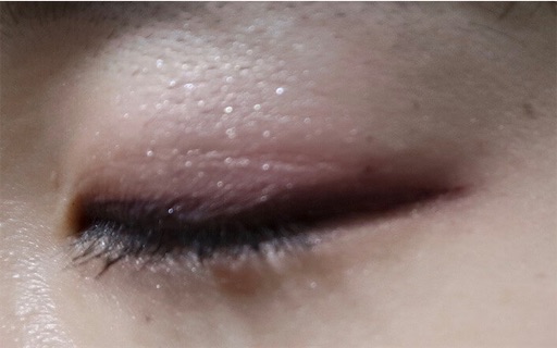 エクセル(excel)リアルクローズシャドウcs02ピンクモヘアのアイメイク - キナコのコスメレポ