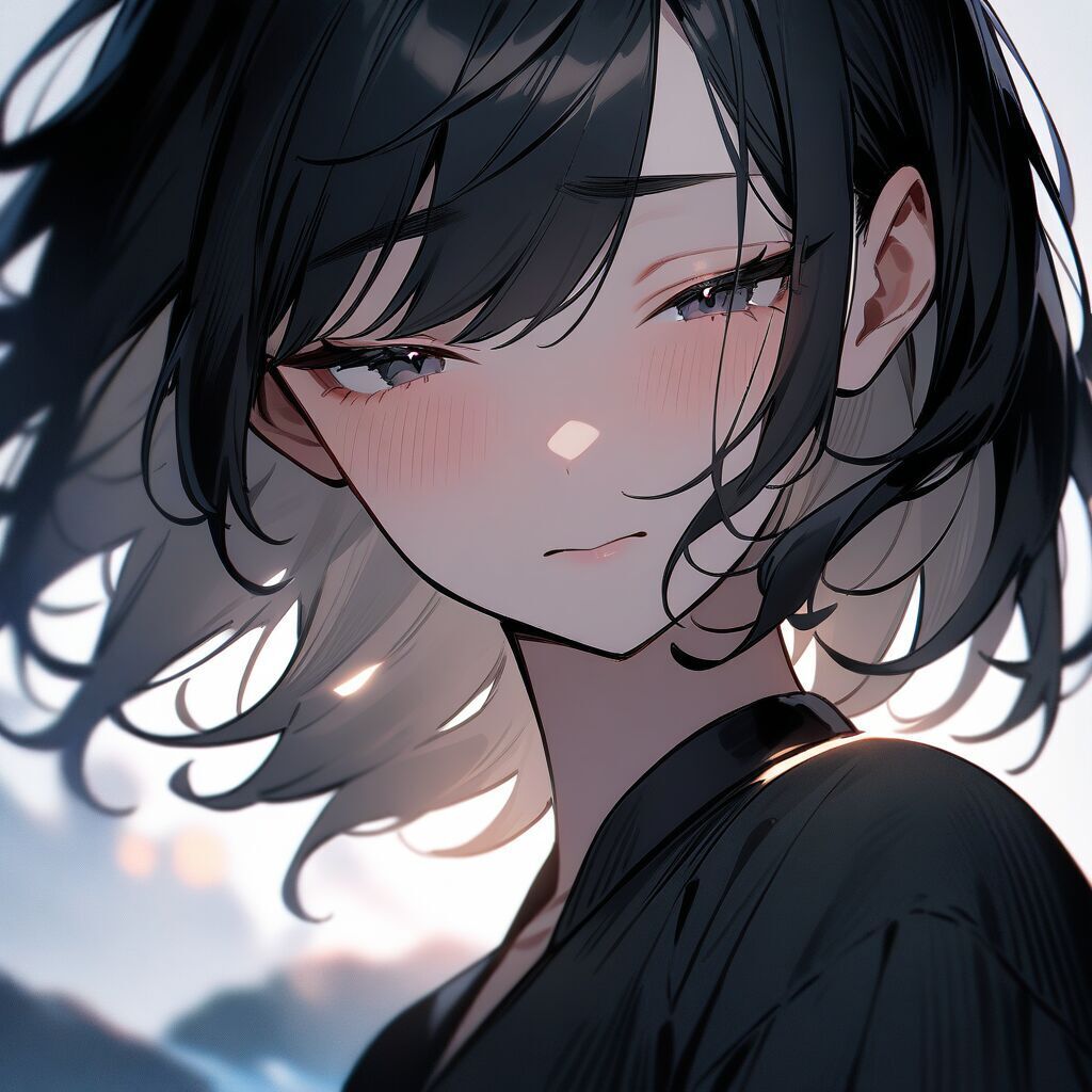 close-set eyes (閉じた目) by Animagine XL 3.1 - AI生成画像カタログ