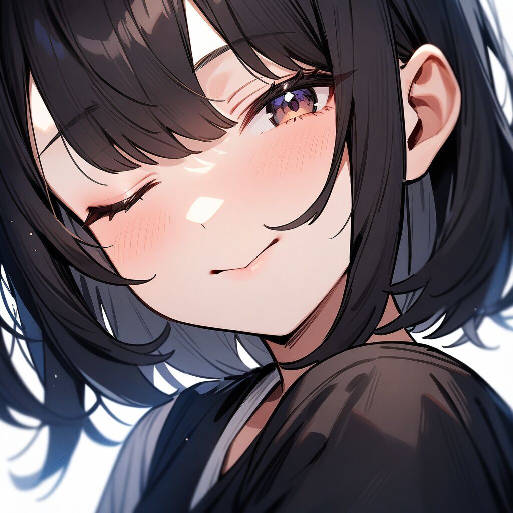one eye closed (winking) (片目閉じ(ウィンク)) by Animagine XL 3.1 - AI生成画像カタログ