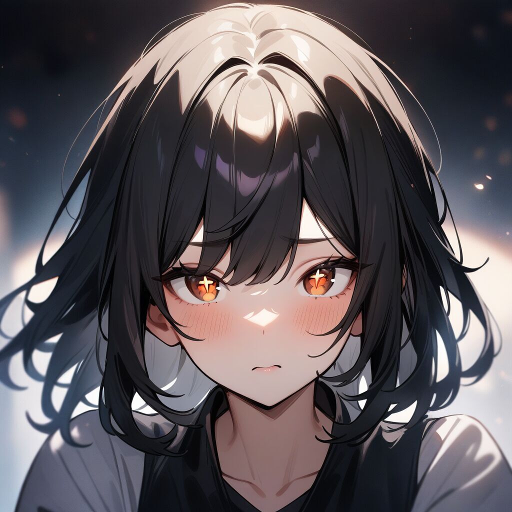 cross-shaped pupils (十字型の瞳孔) by Animagine XL 3.1 - AI生成画像カタログ