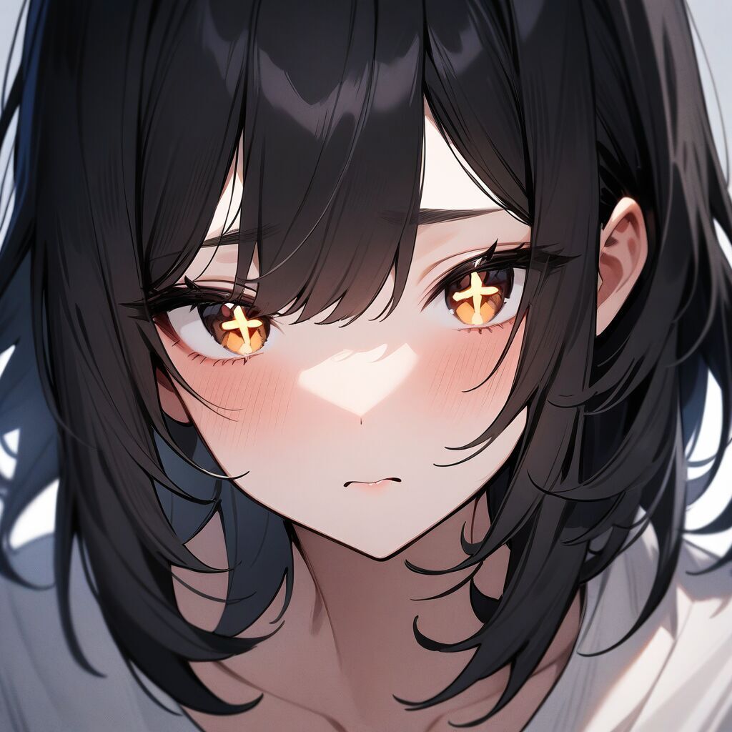 cross-shaped pupils (十字型の瞳孔) by Animagine XL 3.1 - AI生成画像カタログ