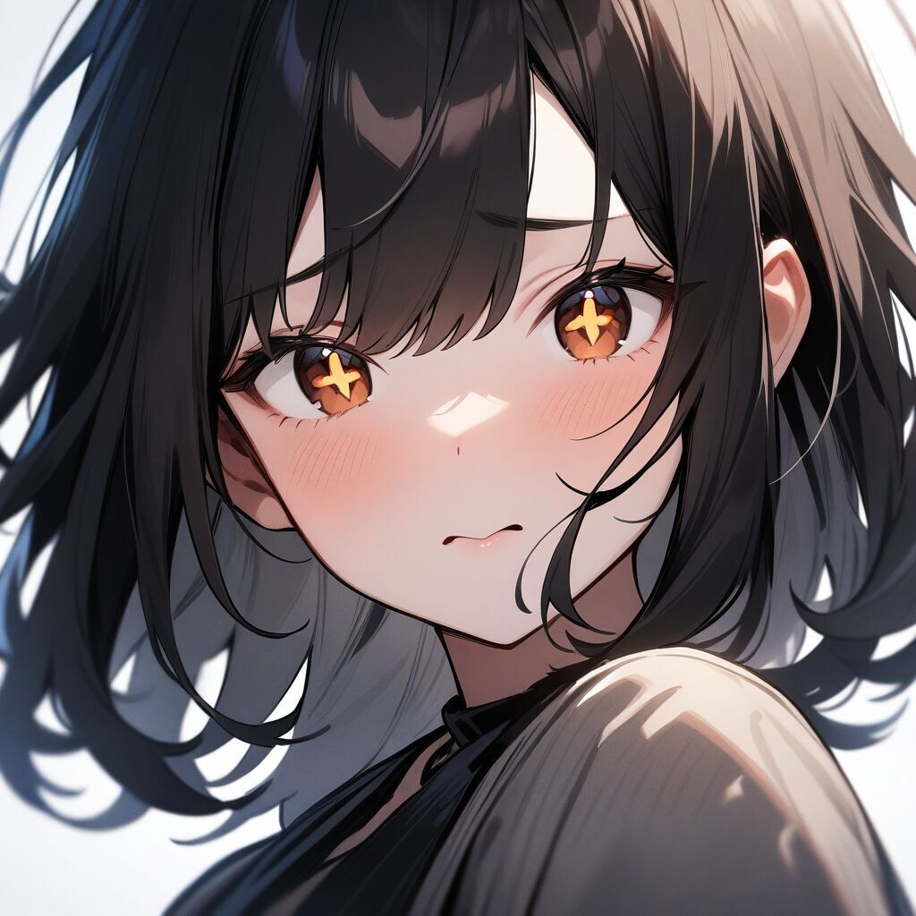 cross-shaped pupils (十字型の瞳孔) by Animagine XL 3.1 - AI生成画像カタログ