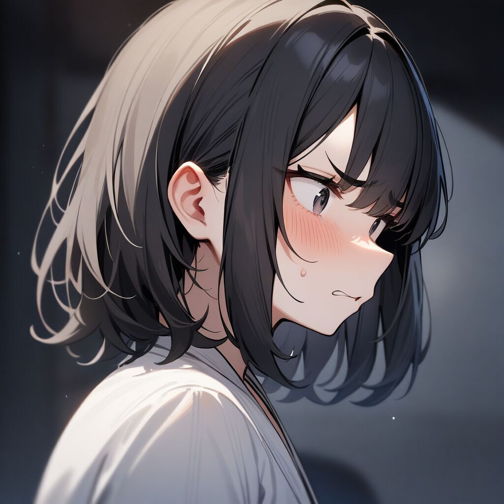troubled eyebrows (困り眉) by Animagine XL 3.1 - AI生成画像カタログ