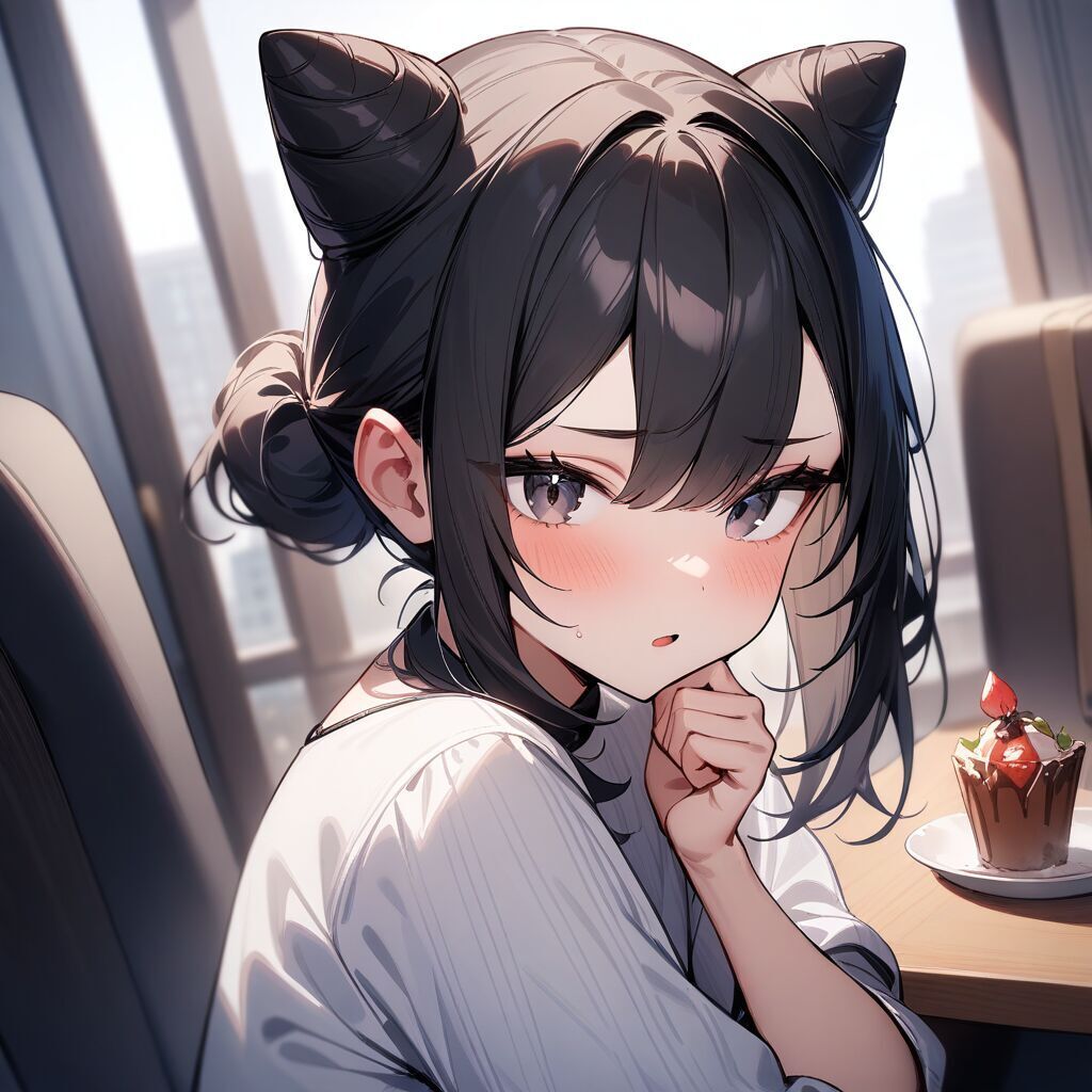 cone hair bun (円錐お団子) by Animagine XL 3.1 - AI生成画像カタログ