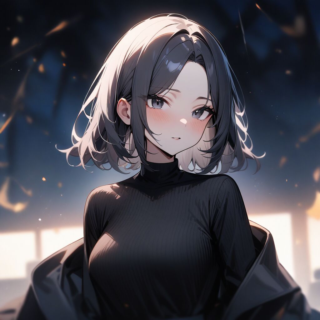 parted bangs (前髪分け) by Animagine XL 3.1 - AI生成画像カタログ