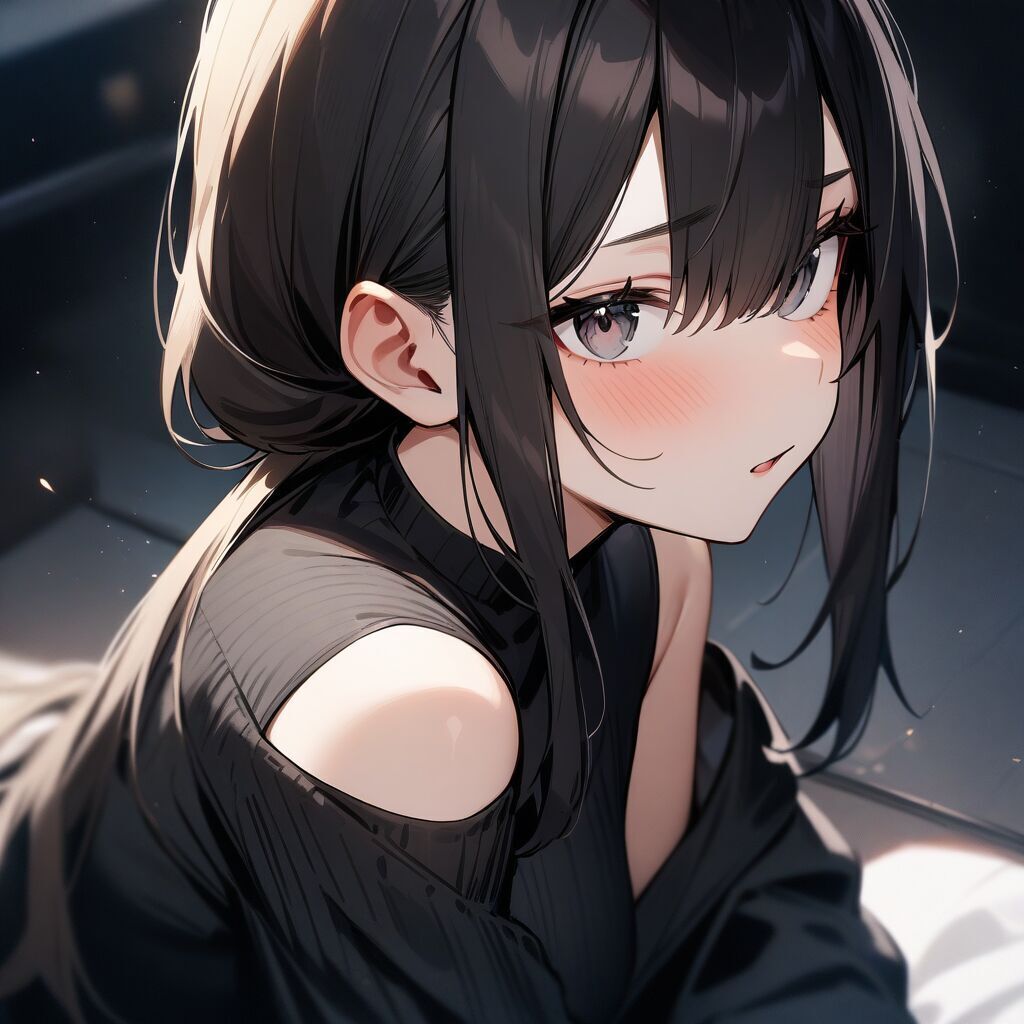 asymmetrical sidelocks (非対称サイドロック) by Animagine XL 3.1 - AI生成画像カタログ