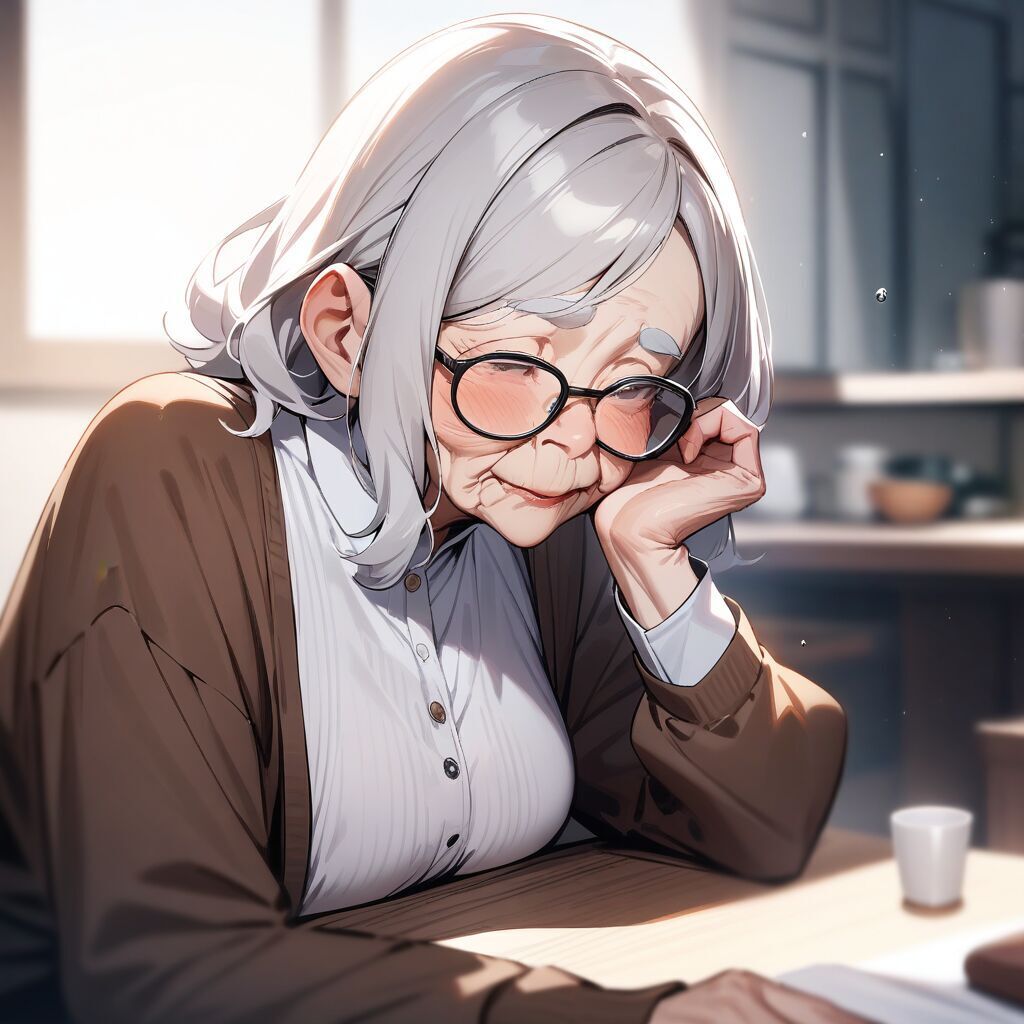 old lady (おばあさん) by Animagine XL 3.1 - AI生成画像カタログ