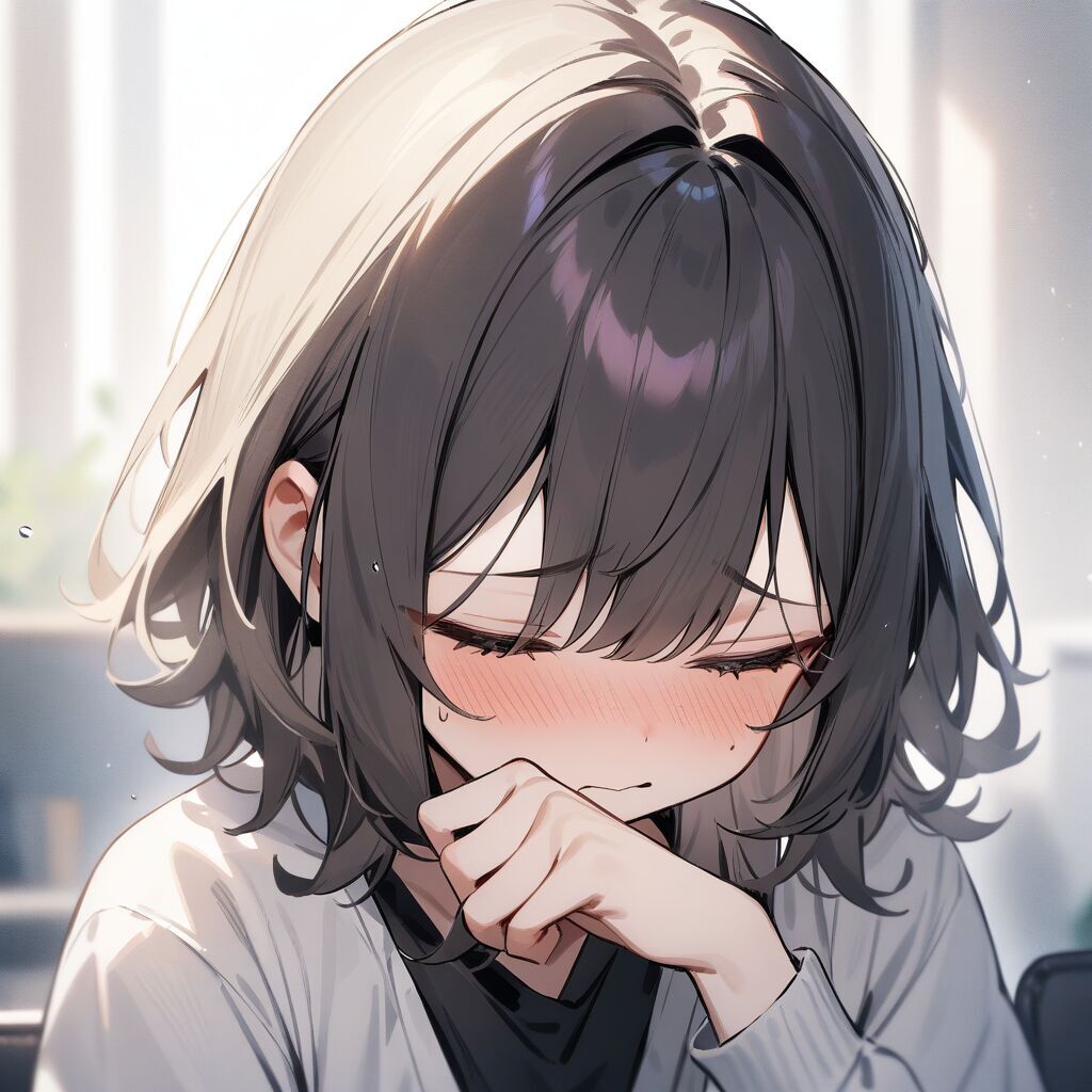 gloom expression depressed (暗い表情) by Animagine XL V3.1 - AI生成画像カタログ