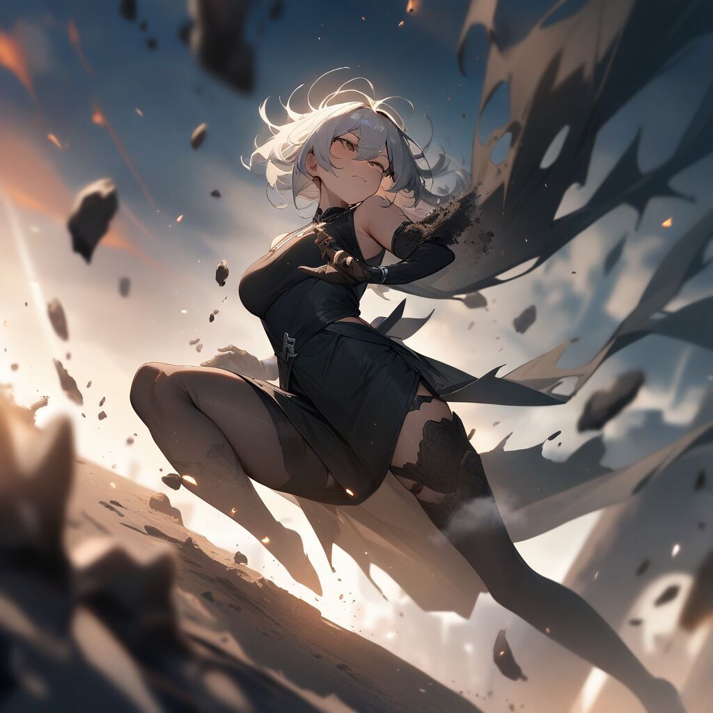 floating ashes (漂う灰) by Animagine XL V3.1 - AI生成画像カタログ