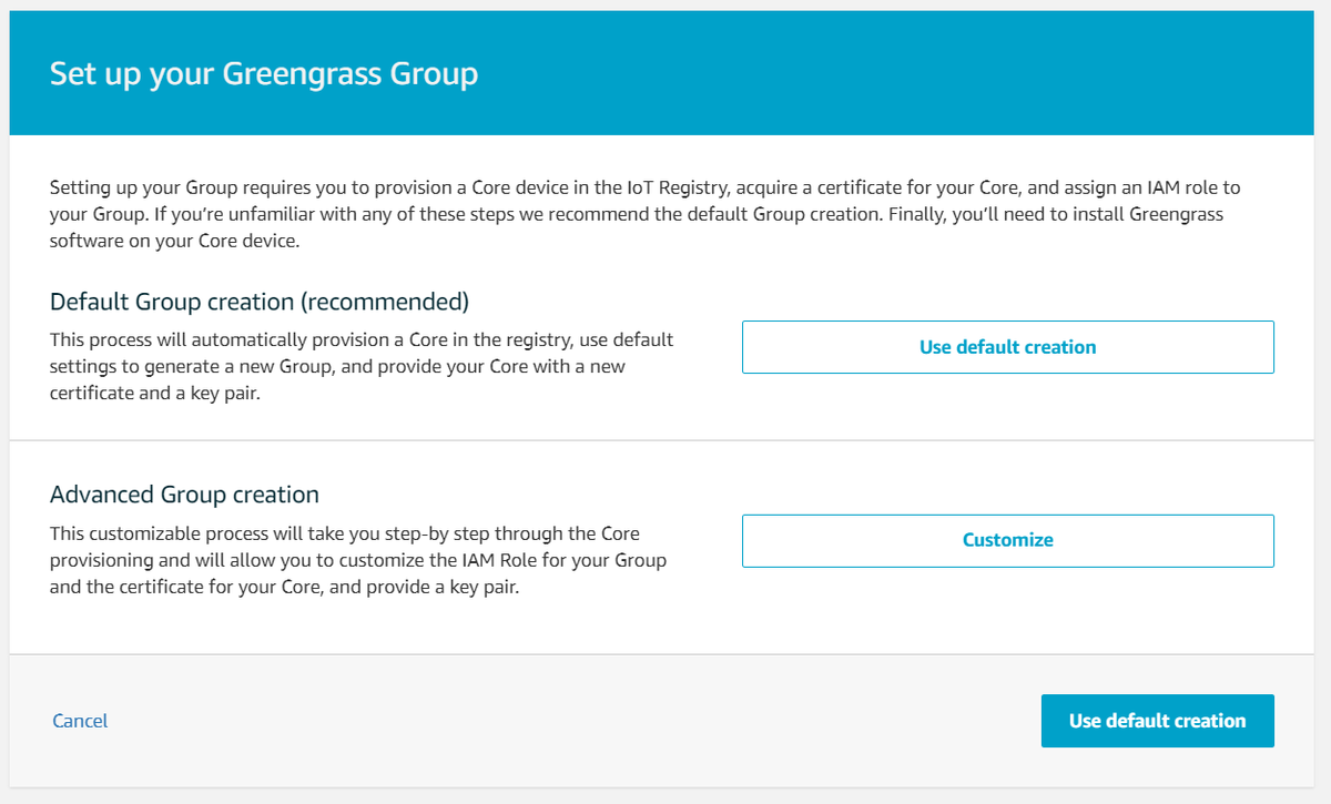 AWS IoT Greengrass環境の設定 - goodbyegangsterのブログ