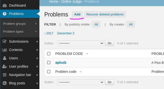 DMOJ を使ってオンラインジャッジシステムを構築する - goropikariの備忘録