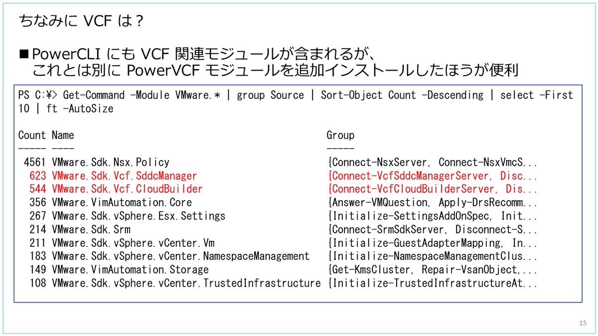 LT：PowerCLI で vSphere を見よう（登壇資料） - vm.gowatana.jp