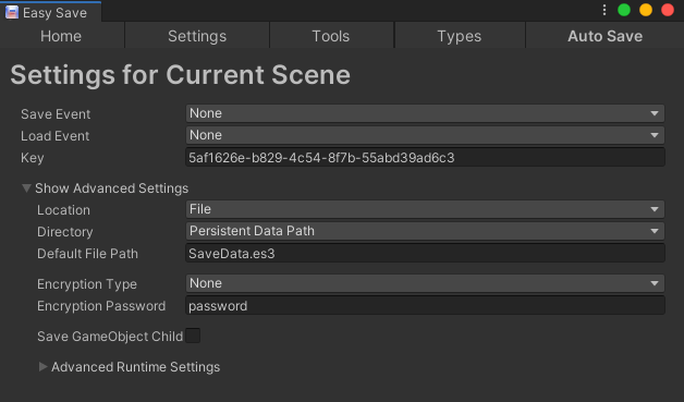 Unity2019.3.4でEasy Save 3を使ってみた - gracetory’s blog