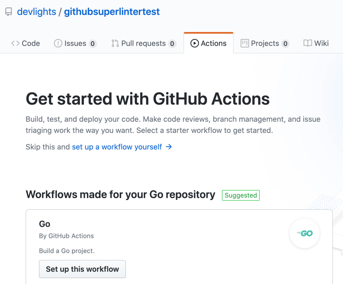 GitHub Super Linter 触ってみた - いろいろ備忘録日記
