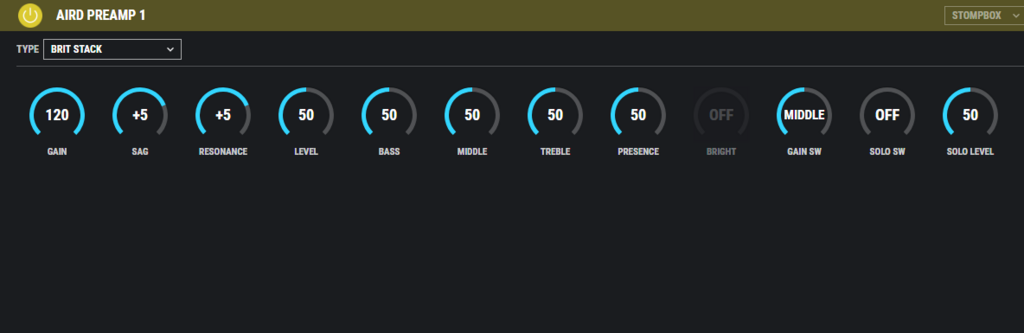 GT-1000 BRIT STACK - GUITAR TONE 1000